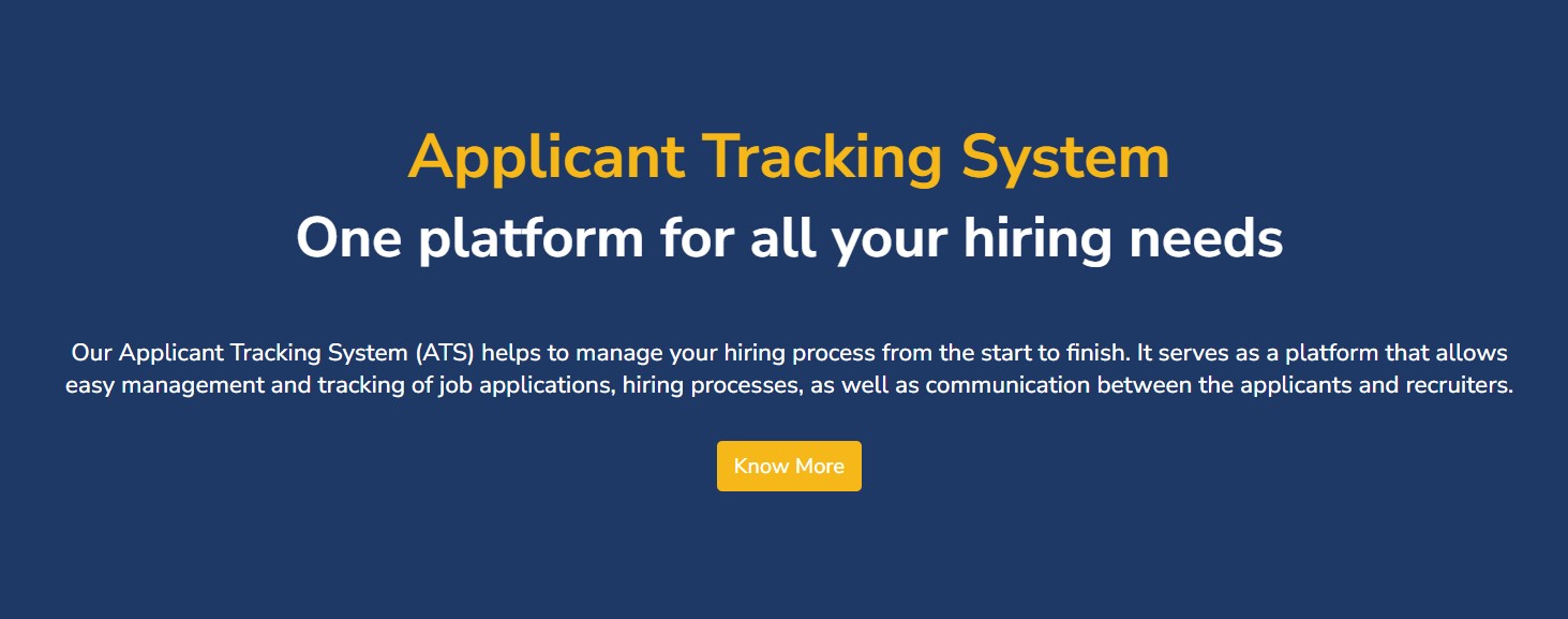 Applicant Tracking System (ATS) Singapore 2025 | InfoTech
