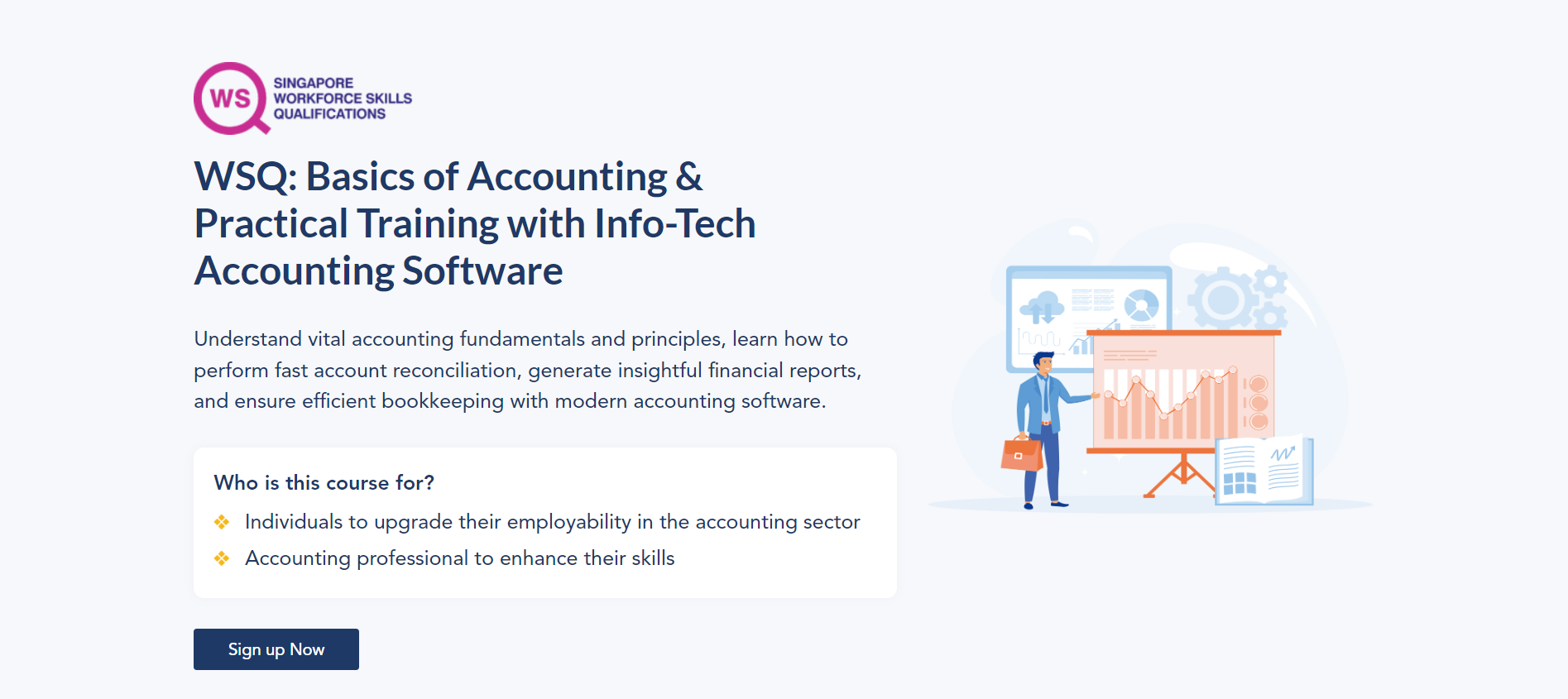 WSQ Basic Accounting Software Course | Info-Tech