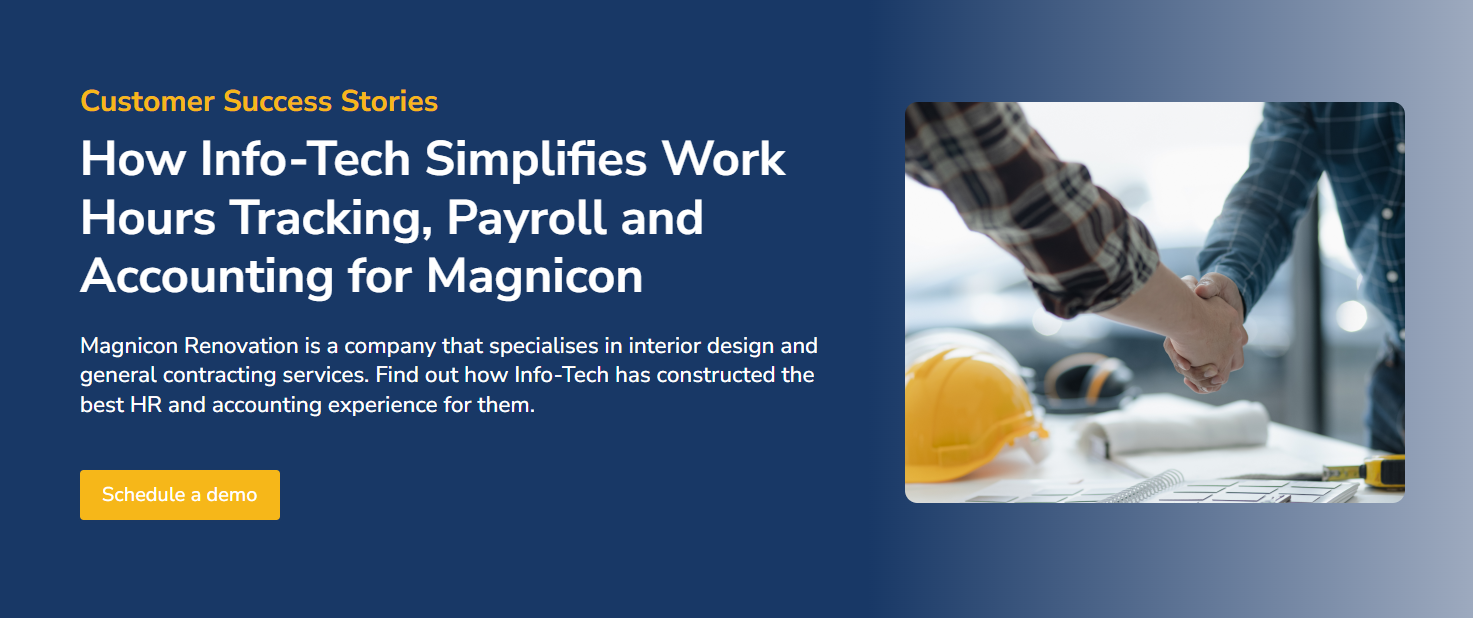 Info-Tech Simplifies Work Hours Tracking, Payroll and Accounting for ...