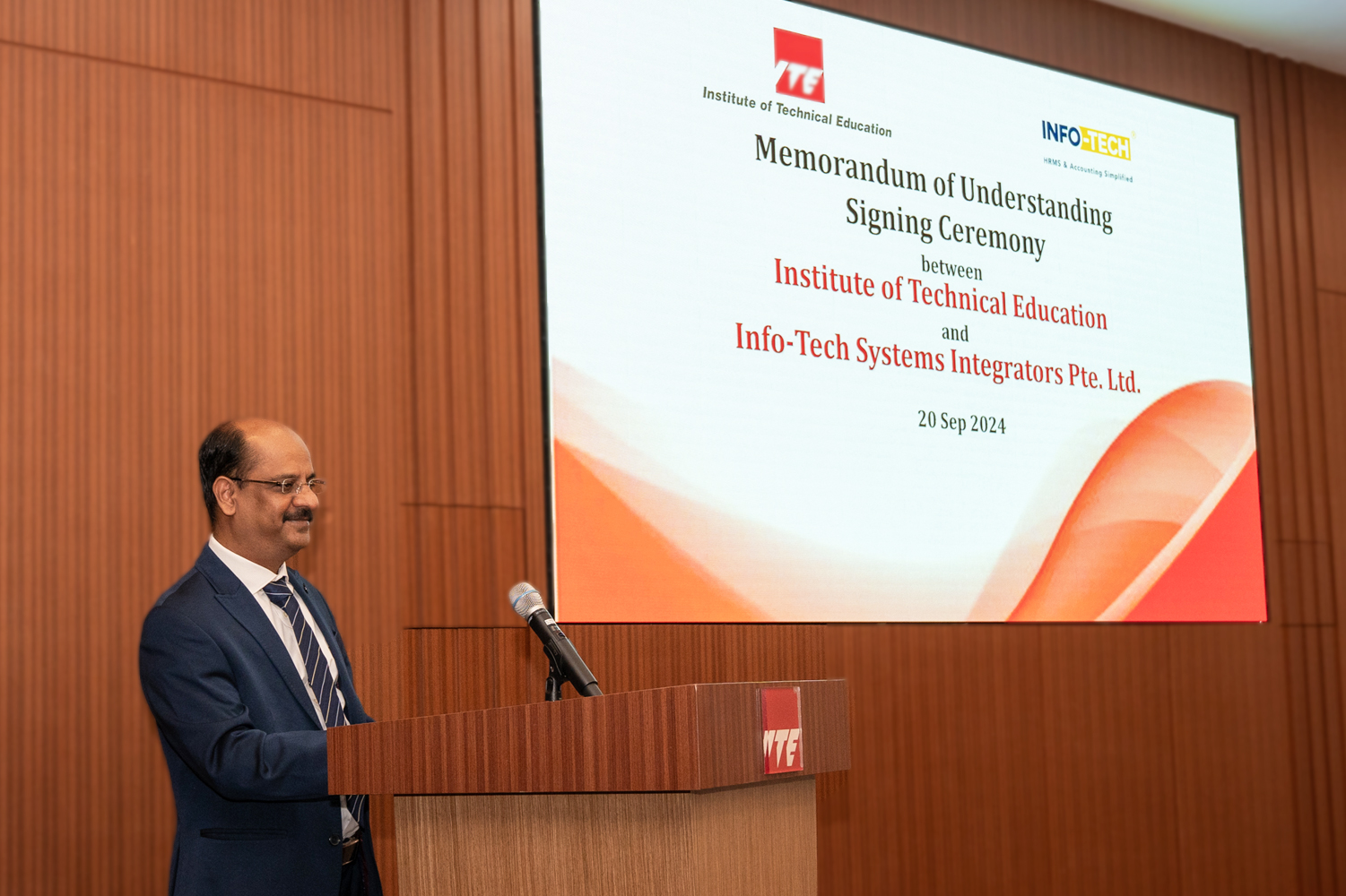 Info-Tech & ITE sign MOU to keep students future-ready